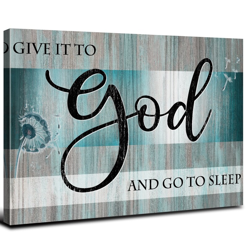 Christian Bible Verses Canvas Wall Art Scripture Religious Quotes ...