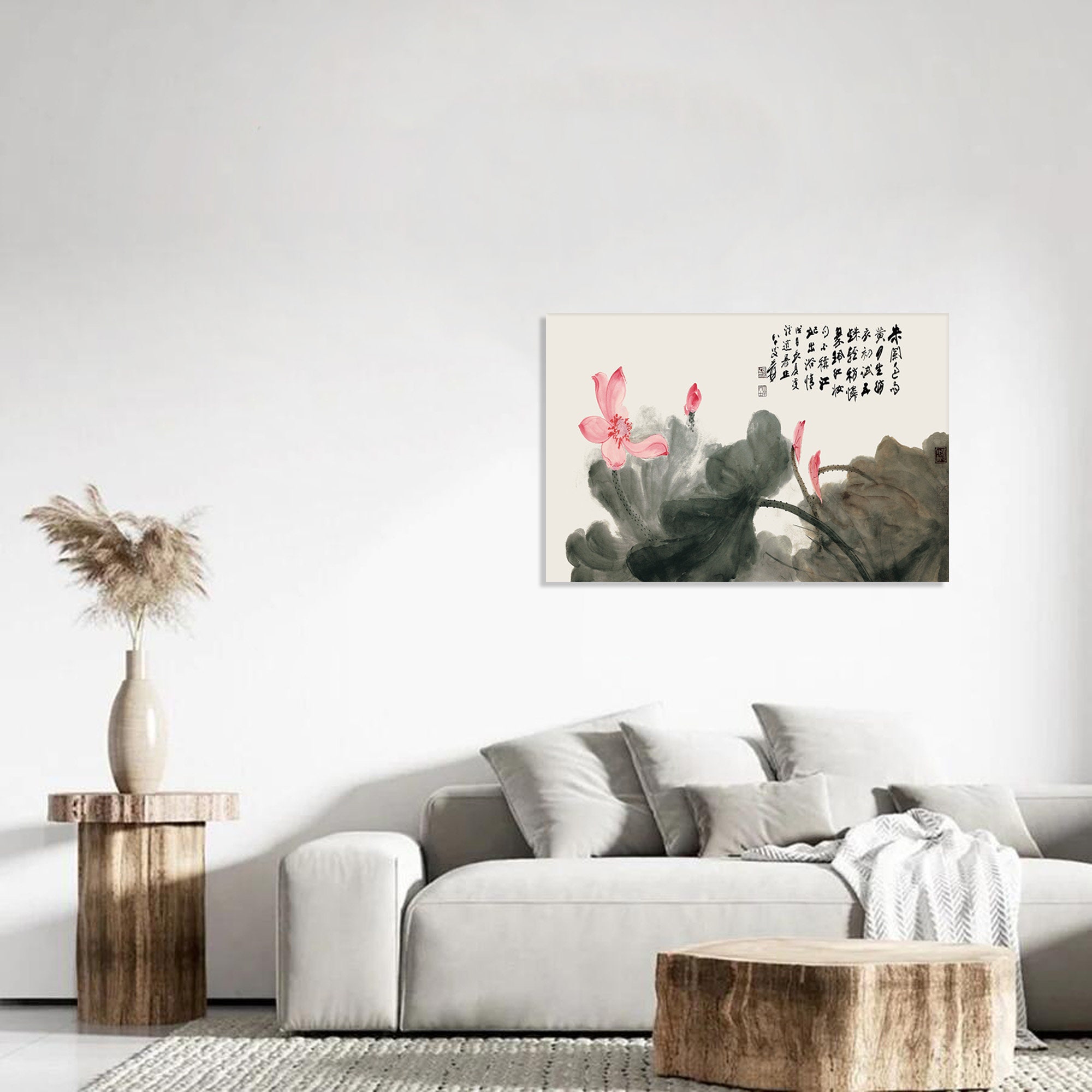 Vintage Chinese Canvas Wall Art Chinese Traditional Ink - Etsy