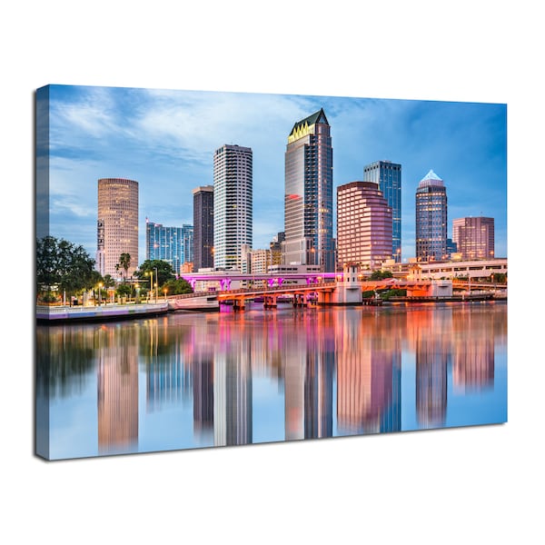 Tampa Skyline Canvas Art - Etsy