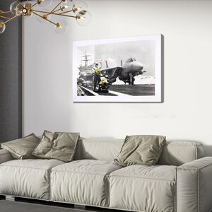 Applause Jet Aircraft Carrier Wall Art Banksy Canvas Prints Pictures ...