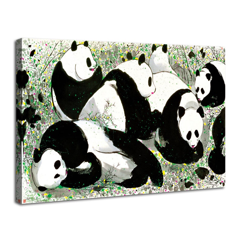 Panda Painting - Etsy