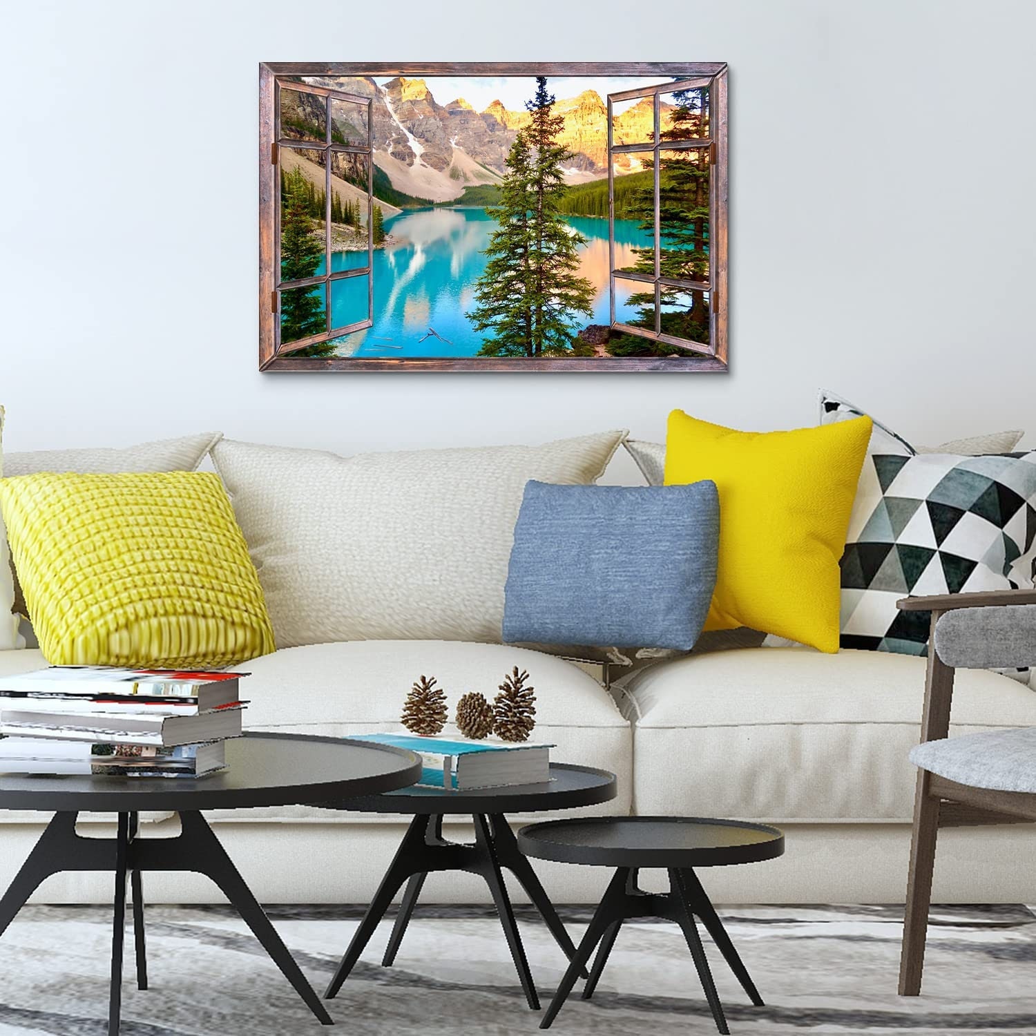 Banff National Park Wall Art Sunrise Mountain Wall Decor Moraine Lake ...