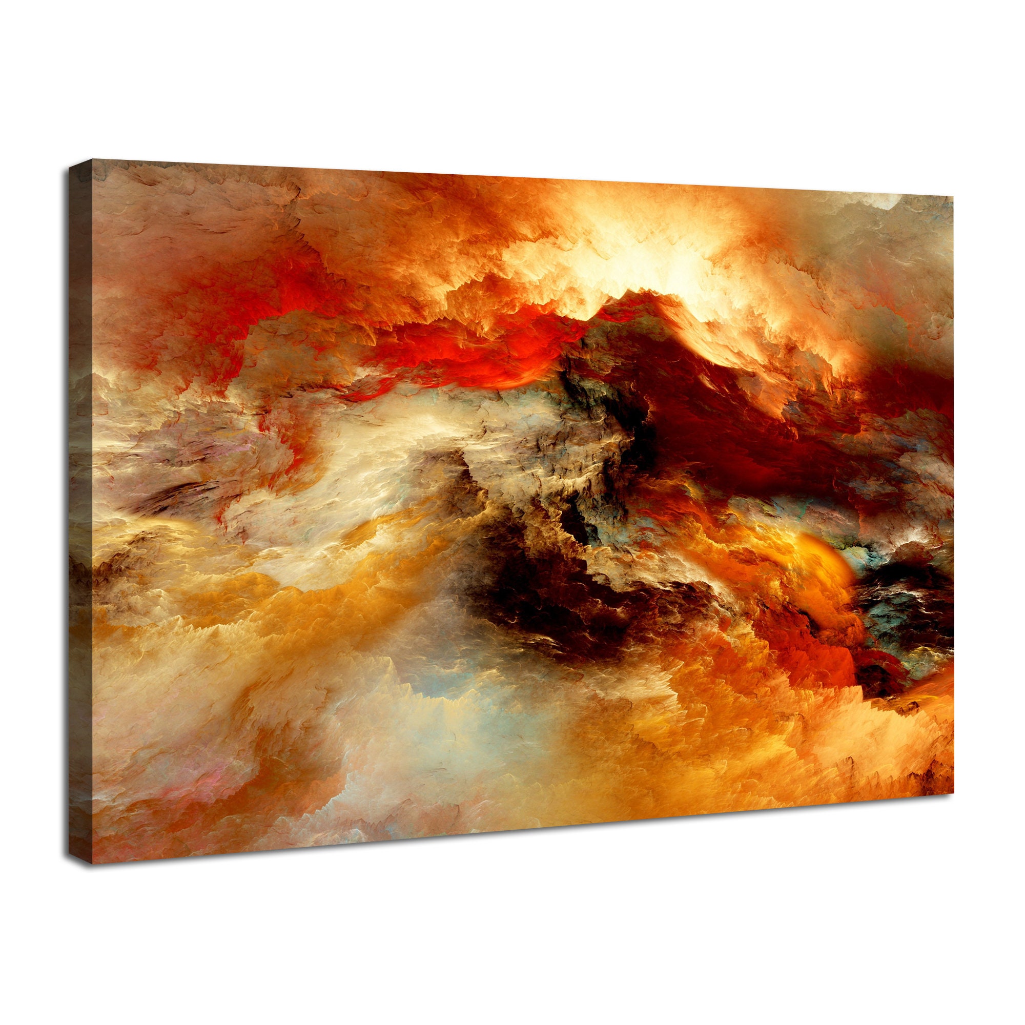 Abstract Nebula Canvas Wall Art Fantastic Universe Space Prints ...
