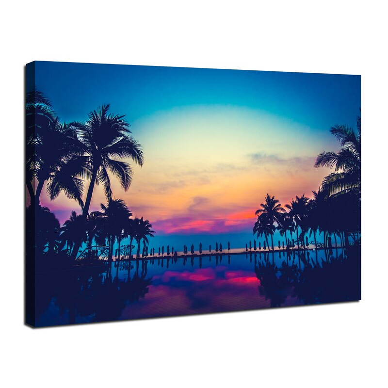 Beach Wall Art Canvas - Etsy