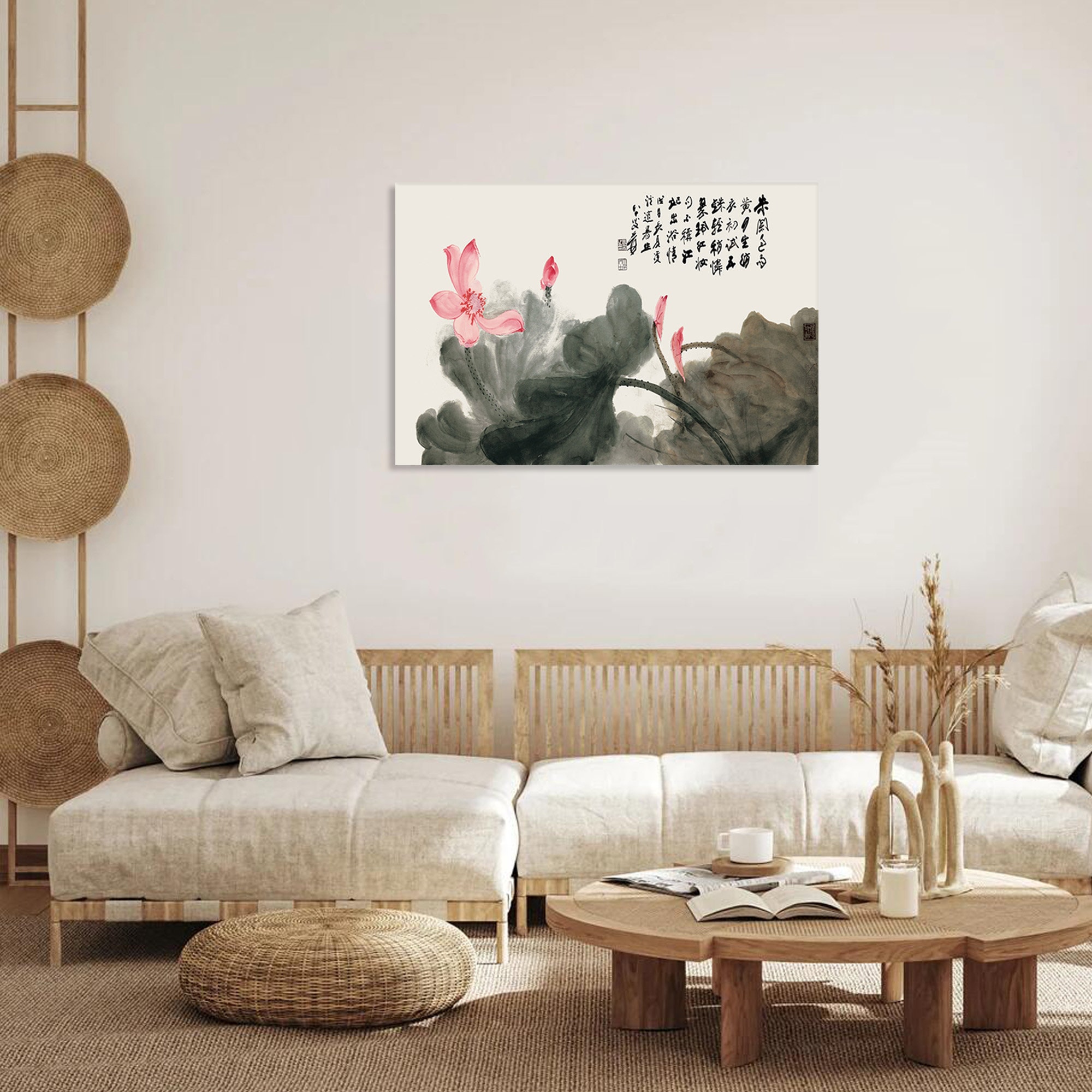 Vintage Chinese Canvas Wall Art Chinese Traditional Ink - Etsy