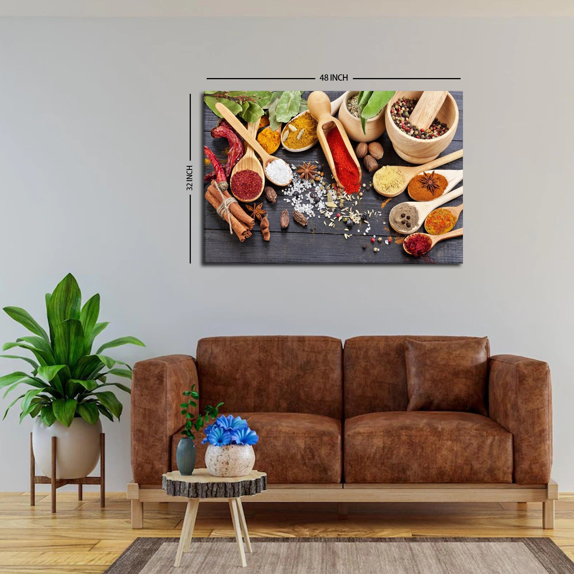 Kitchen Wall Art Colorful Spices Prints Pictures Dining Room - Etsy