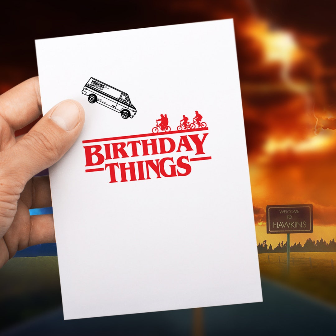 Birthday Things Stranger Things - Etsy