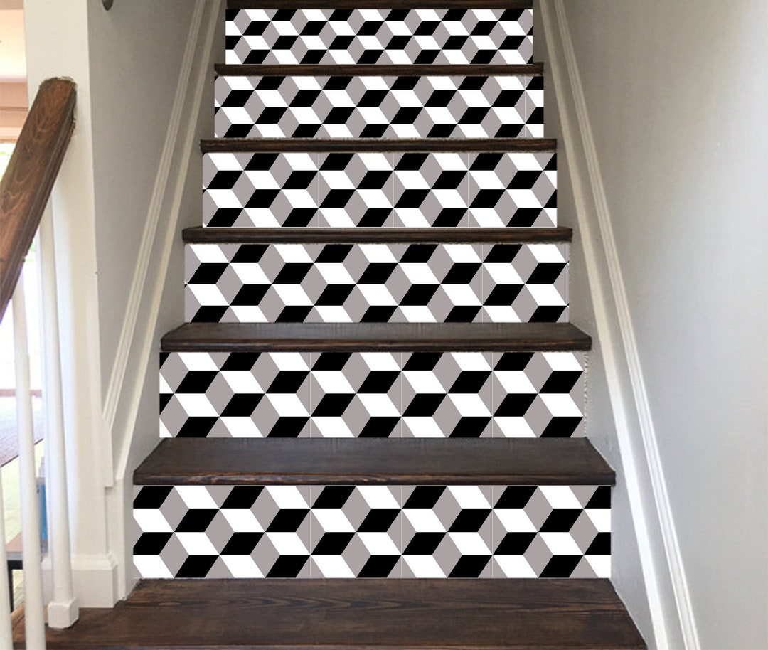 10 Stair Riser Decals Stickers for Stairs Decorative Stair - Etsy