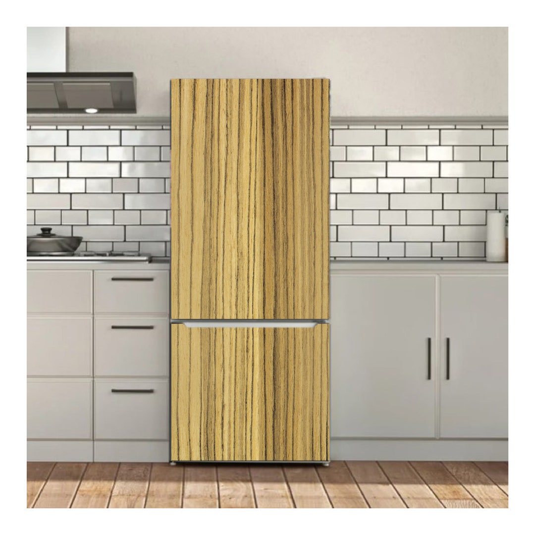 Wood Fridge Wrap Refrigerator Wraps Fridge Vinyl Wrap Fridge - Etsy