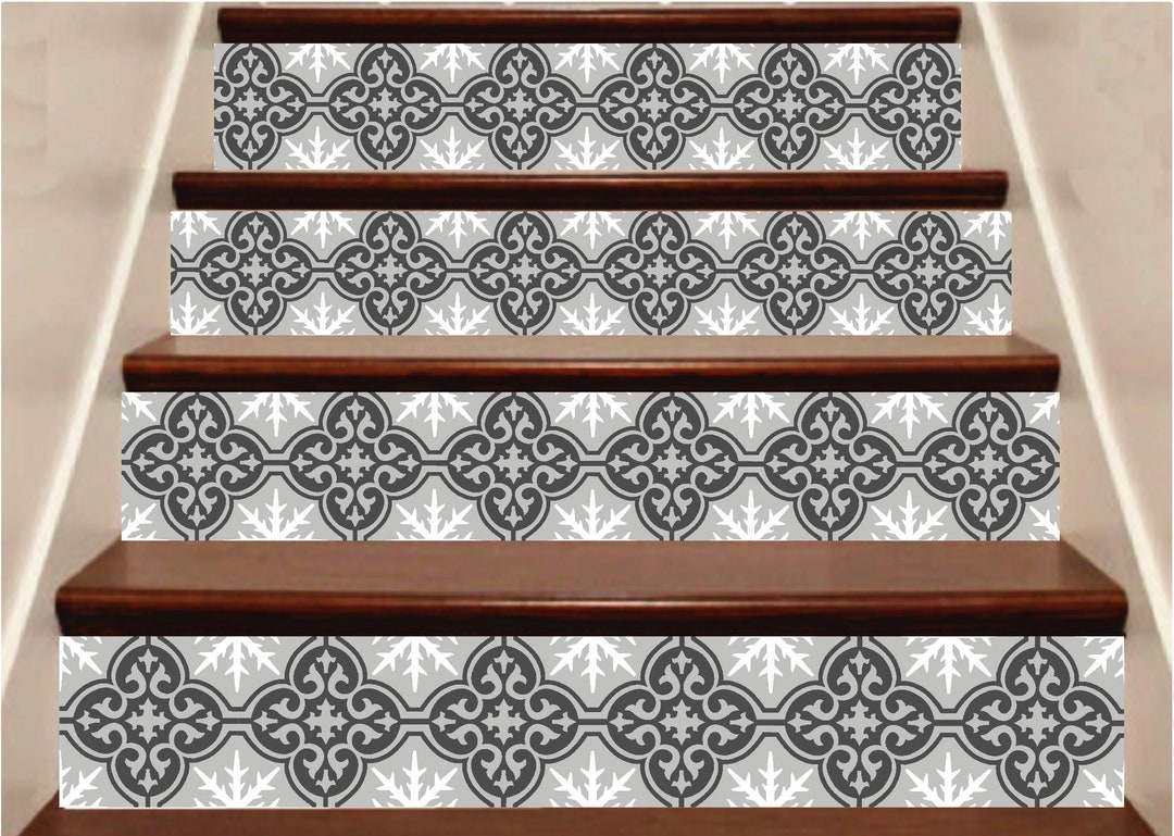 Stair Riser Decals Peel and Stick Removable Strip Self Adhesive Stair ...