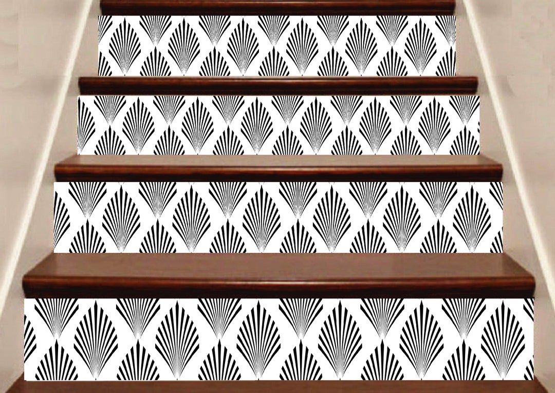 Stair Riser Decals Peel and Stick Removable Strip Self Adhesive Stair ...