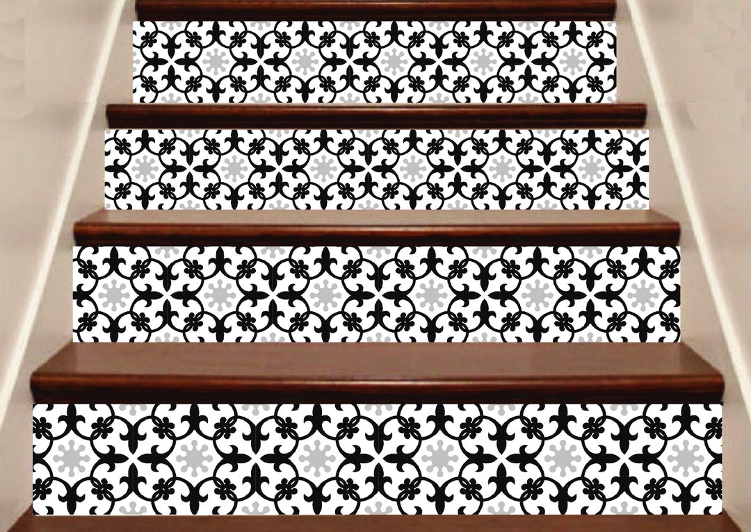 10 Strips Stair Riser Decals Peel and Stick Removable Strip Self ...