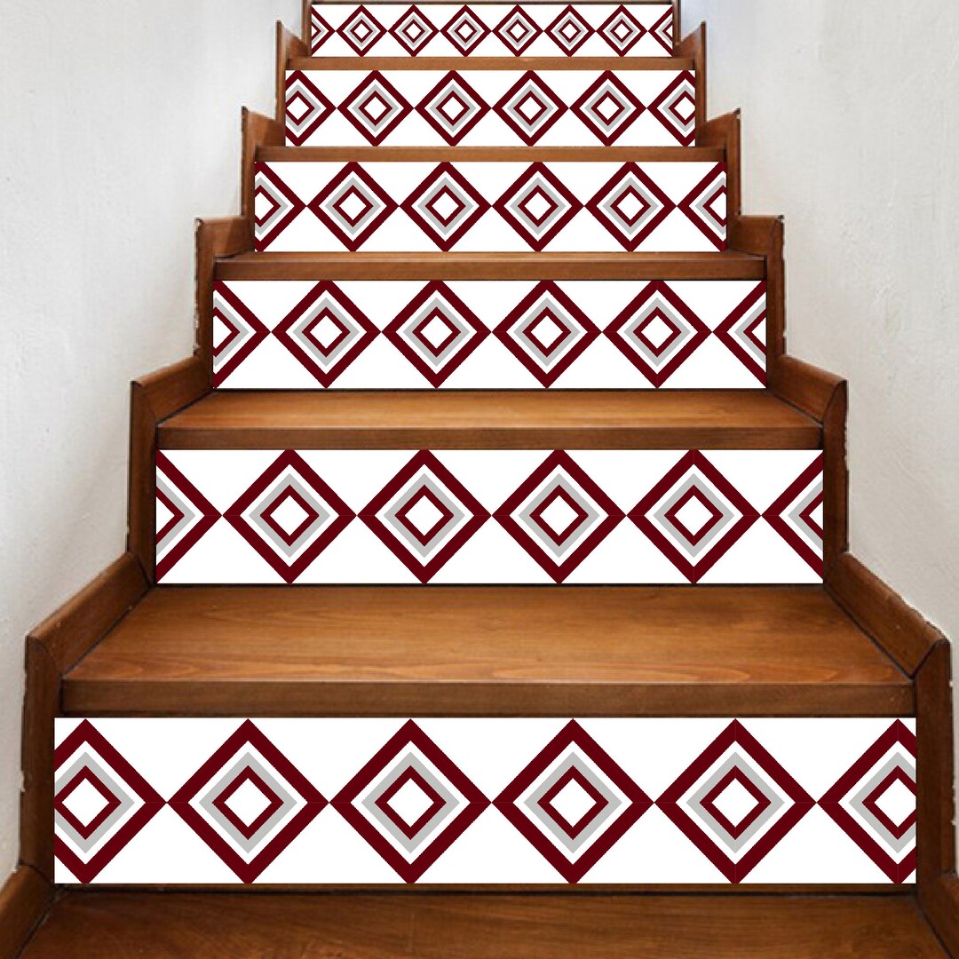 Pack X 5 Stair Riser Decals Peel and Stick Removable Strip Self ...