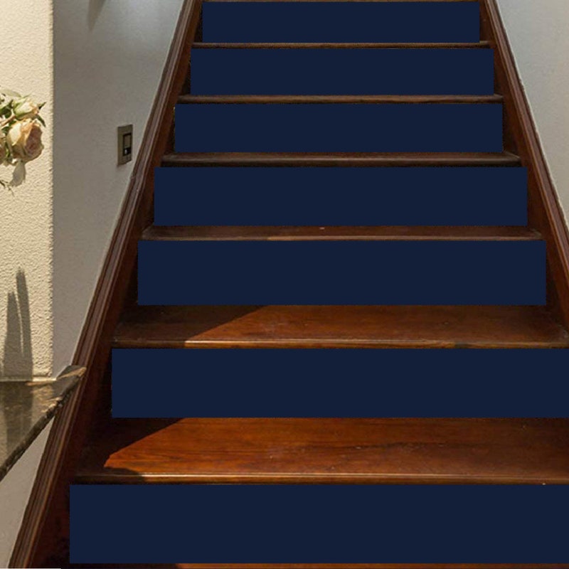 Stair Riser Decals Blue - Etsy