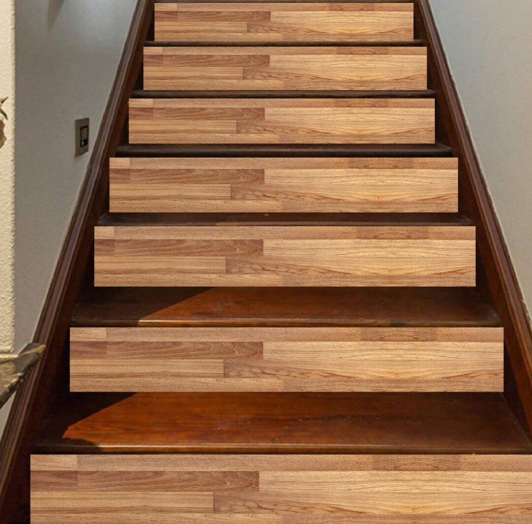 15 Strips Stair Riser Decals Sticker Peel & Stick Removable Decorative ...