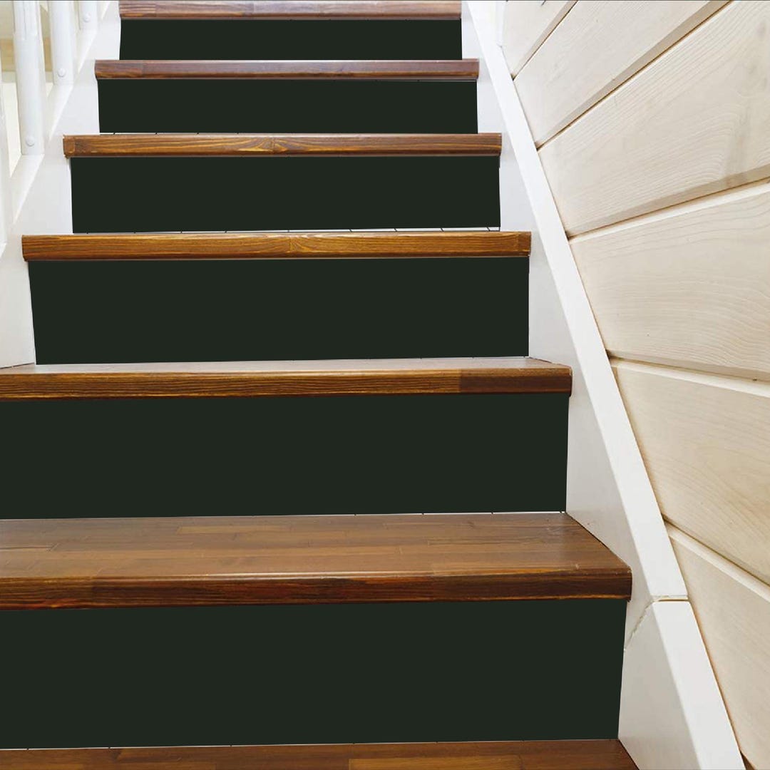 Stair Riser Decals Sticker Peel & Stick Removable Easy to Trim DIY ...