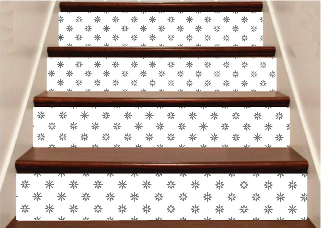 Stair Riser Decals Peel and Stick Removable Strip Self Adhesive Stair ...