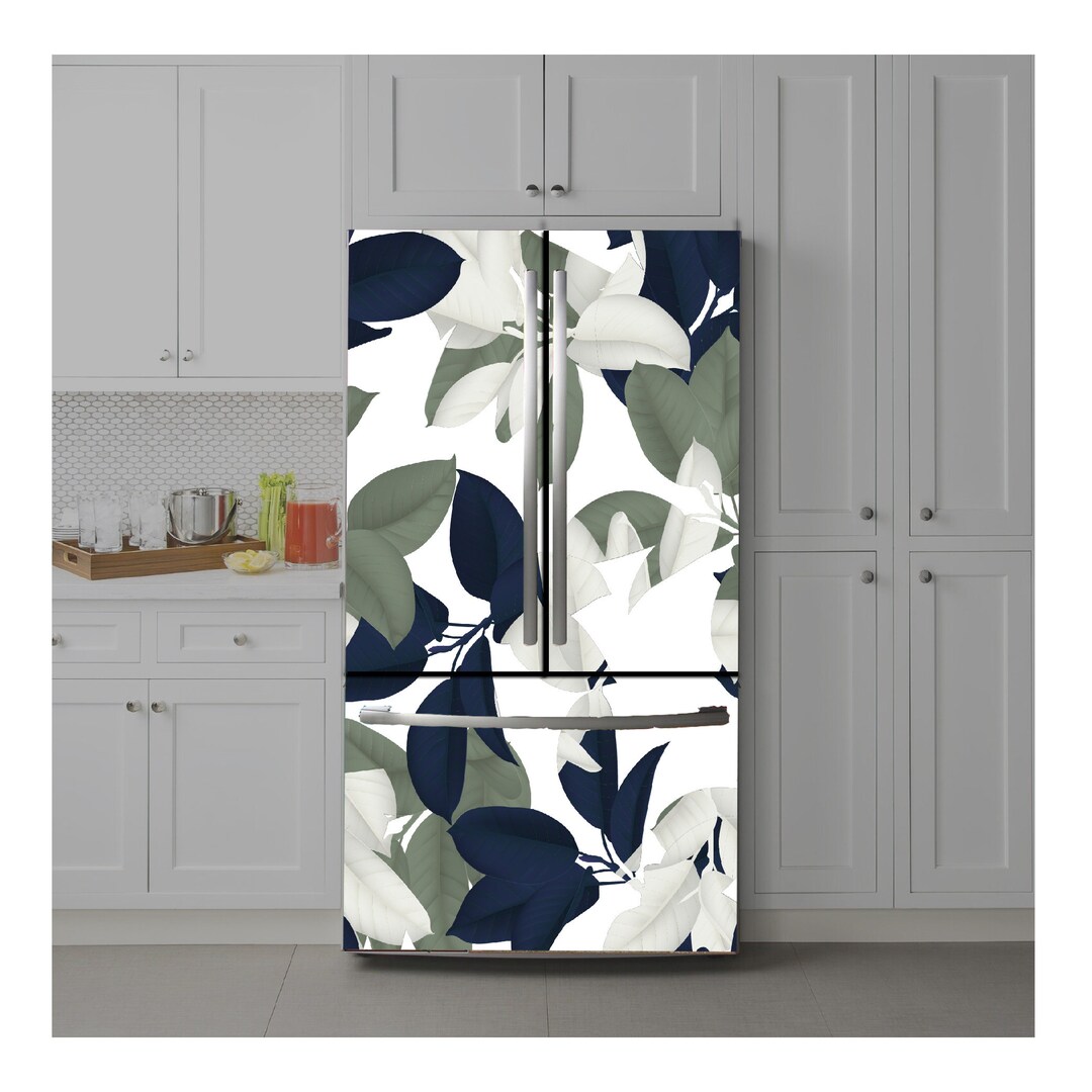 Fridge Wrap Side Door Vinyl Decal Removable Peel & Stick Decal Fridge ...