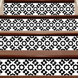 Stair Riser Decals Peel and Stick Removable Strip Self Adhesive Stair ...