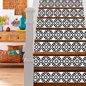 Stair Riser Decals Peel and Stick Removable Strip Self Adhesive Stair ...
