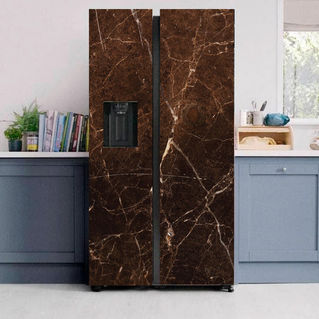 Fridge Wrap Refrigerator Wrap Vinyl Decorative Fridge Decals Kitchen ...