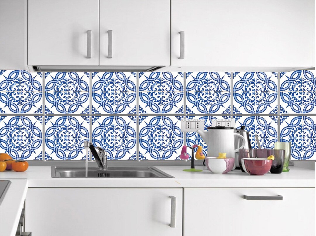 Tile Pattern Decals Stickers for Kitchens, Bathrooms, Bedrooms, Homes ...