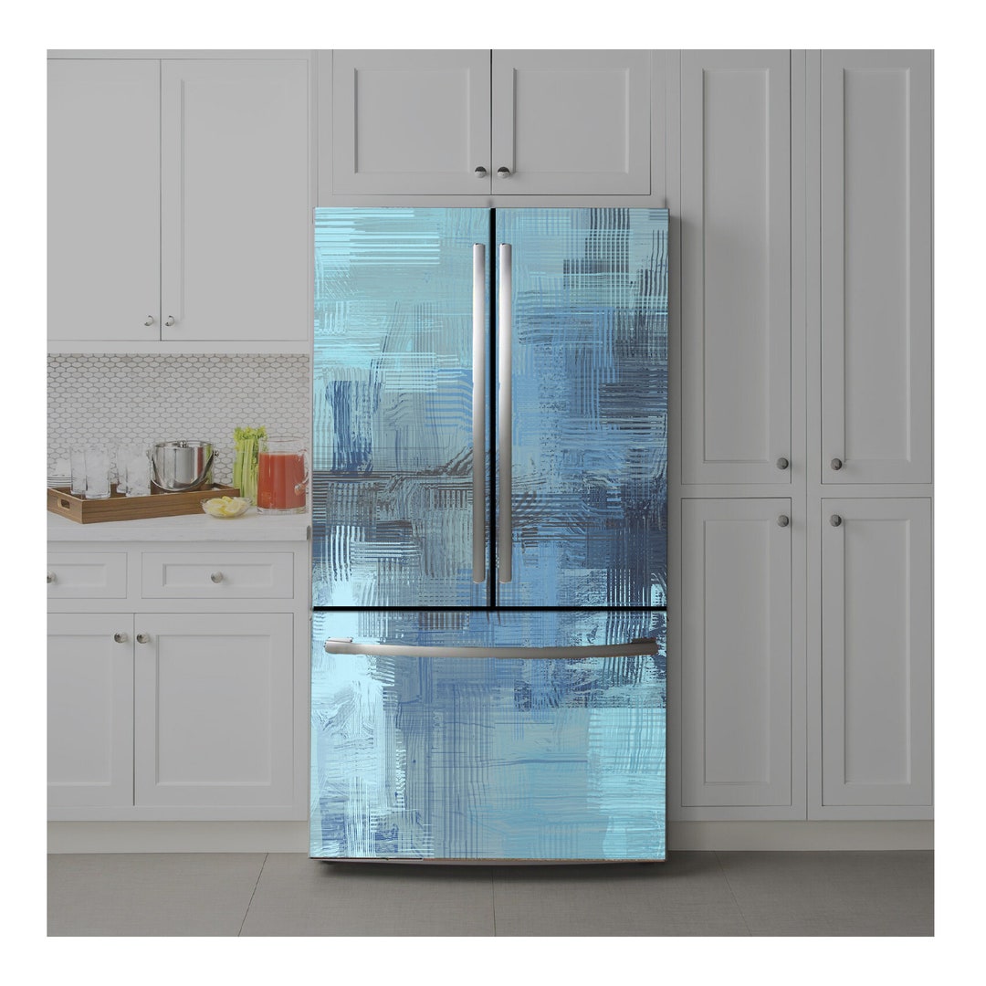 Fridge Wrap, Refrigerator Decal Vinyl, Side by Side, Top Bottom Door ...