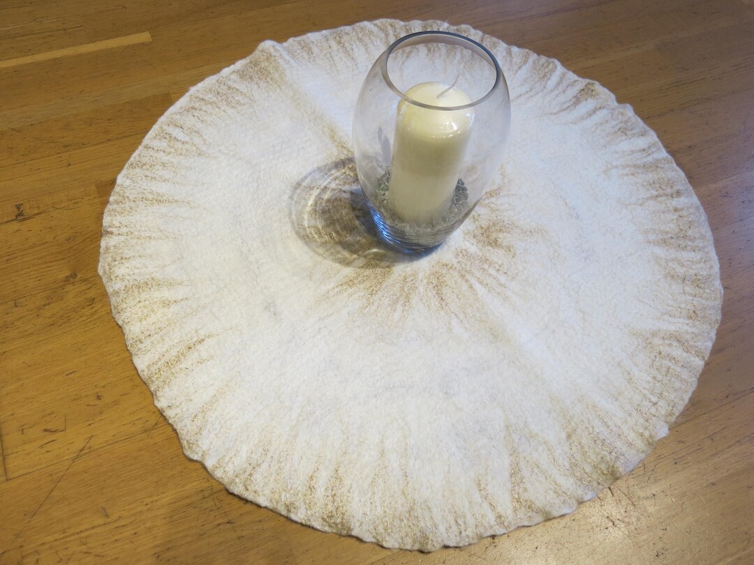 Felt Blanket, Meditation, Altar Blanket, Flower, Circle Center, Table ...