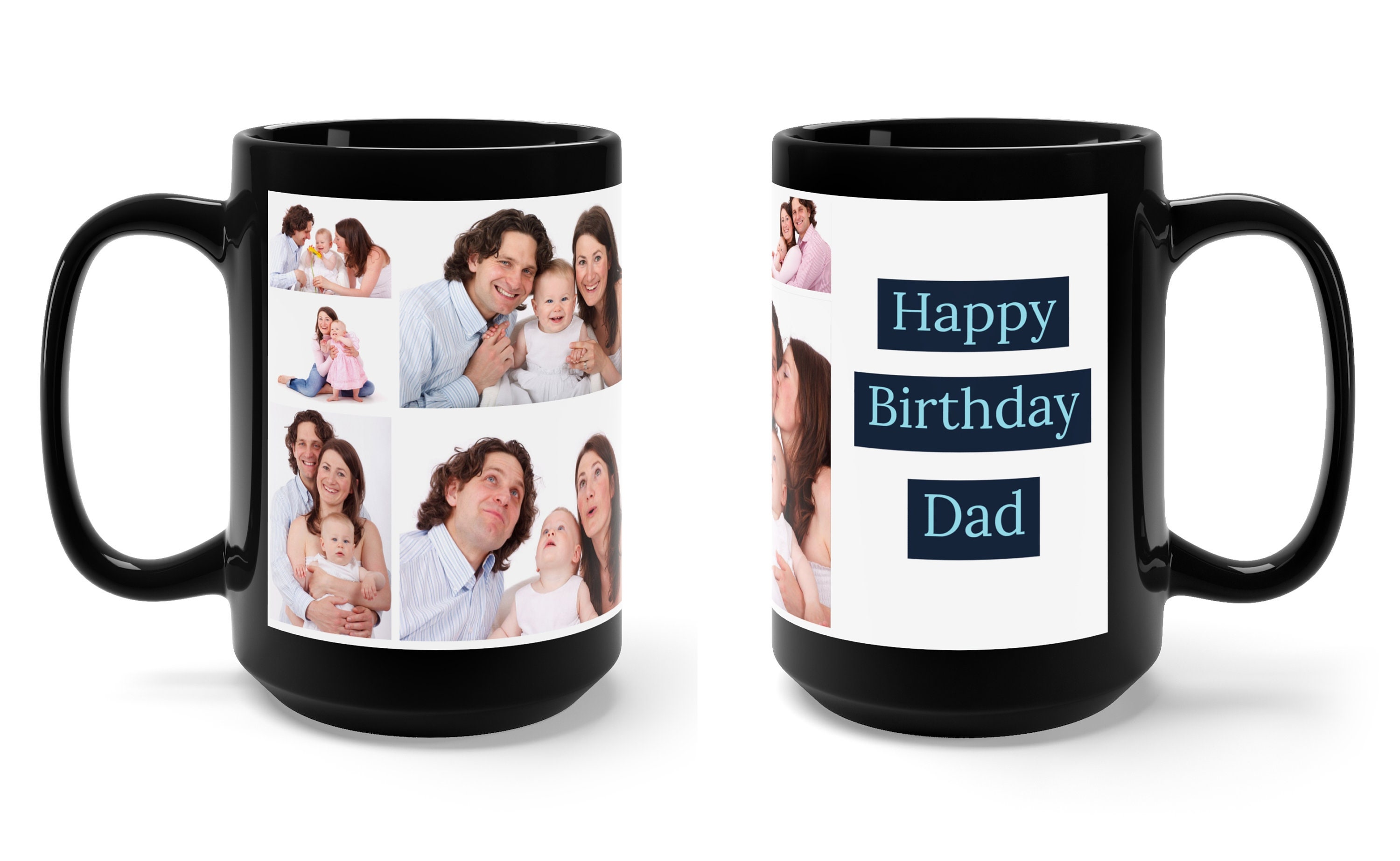 Photo Collage Mug Custom Photo Mug Valentine Gift Photo Mug - Etsy