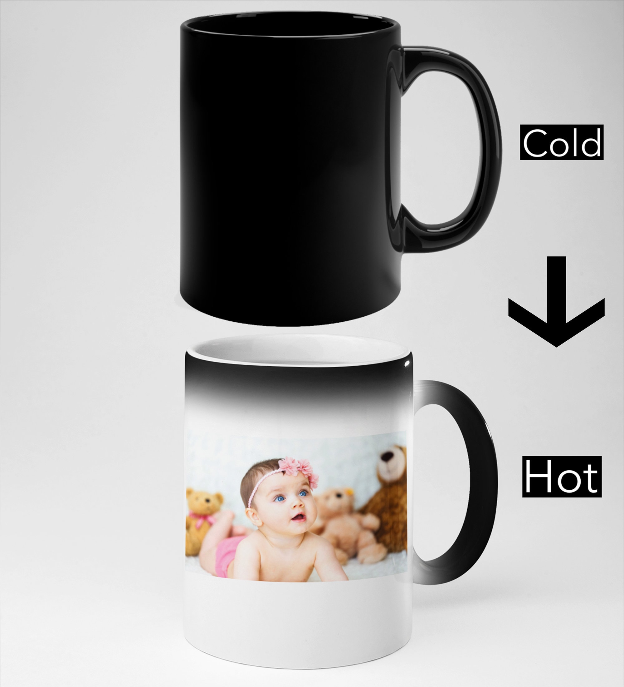 Magic Mug With Heat Activation Black Magic Mug Color - Etsy