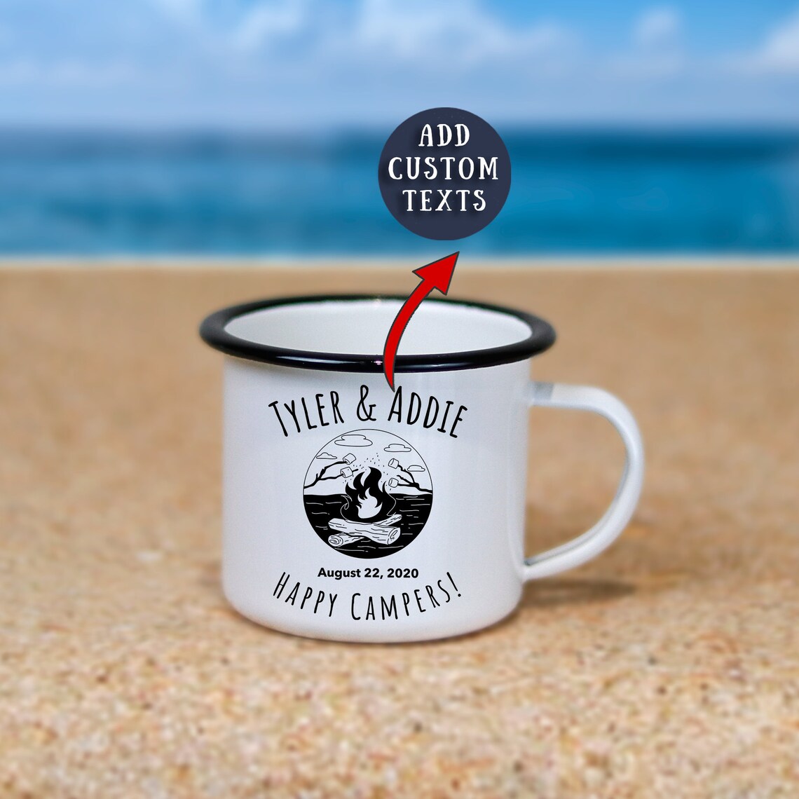 Camp Mug Custom Camping Mug Personalized Camp Mug Camp - Etsy