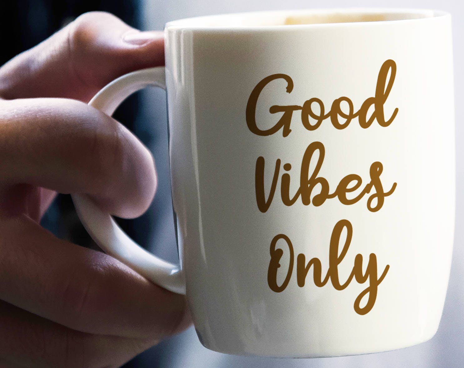 Good Vibes Only Mug Good Vibes Mug Yoga Mug Good Vibes | Etsy