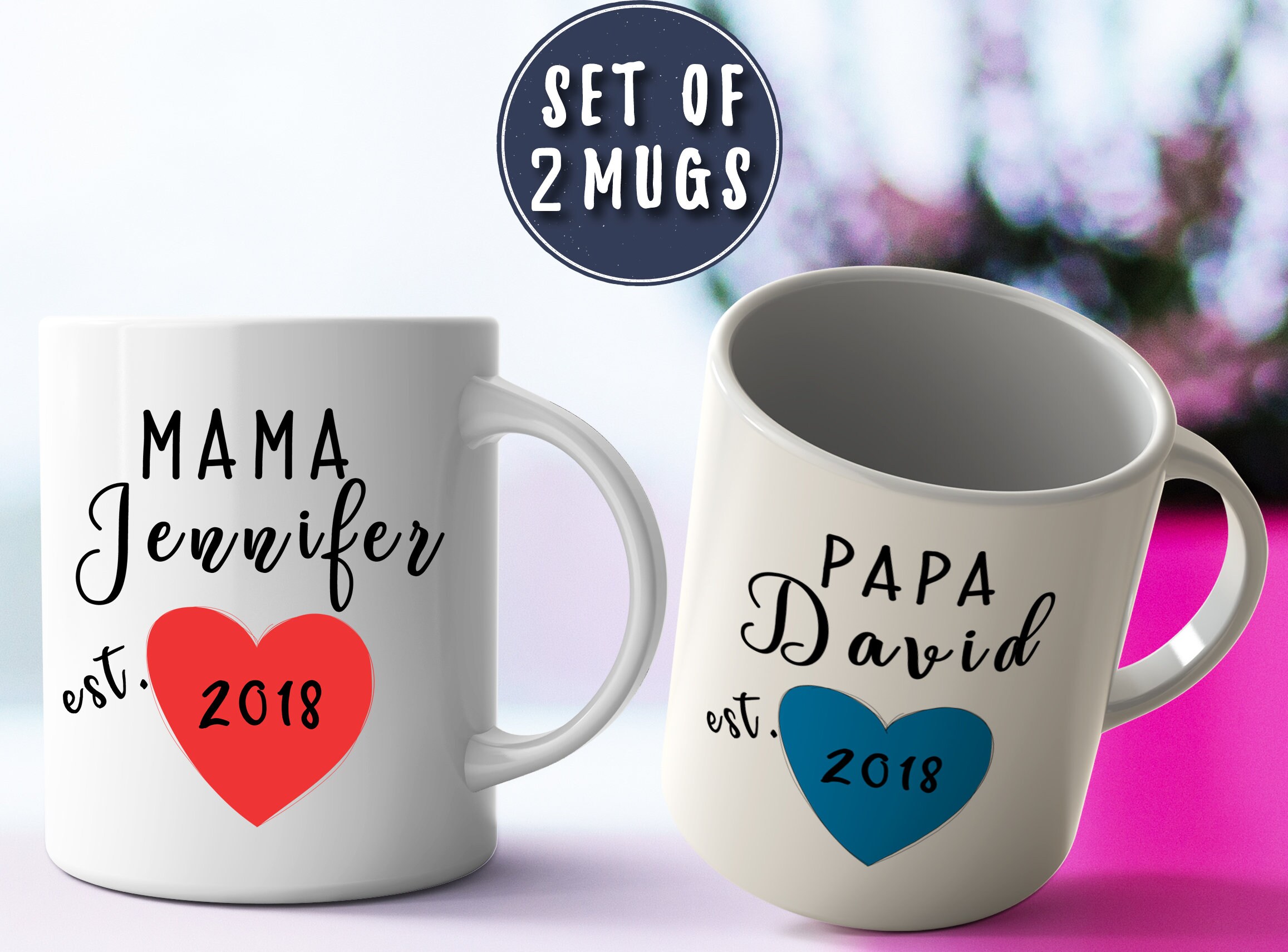 Personalized Pregnancy Announcement Mug Expecting Mom Gift - Etsy UK