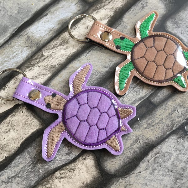 Turtle Keyring - Etsy