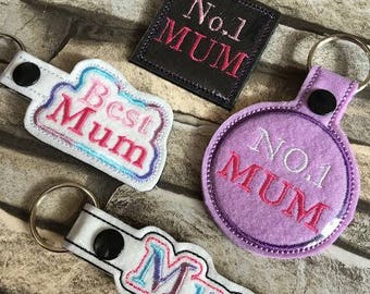 Alphabet Key Fobs Machine Embroidery ITH in the Hoop | Etsy UK