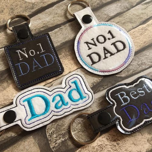 Mum Key Fobs Machine Embroidery Designs ITH in the Hoop - Etsy