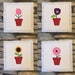 Flower Pot Quilt Block Set, Machine Embroidery, ITH, in the Hoop, Quilt ...