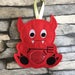Machine Embroidery Design, Devil, Treat Bag, Money Bag, in the Hoop ...