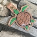 Turtle Key Fob, Machine Embroidery, ITH, in the Hooop, 4x4, Turtle, Key ...