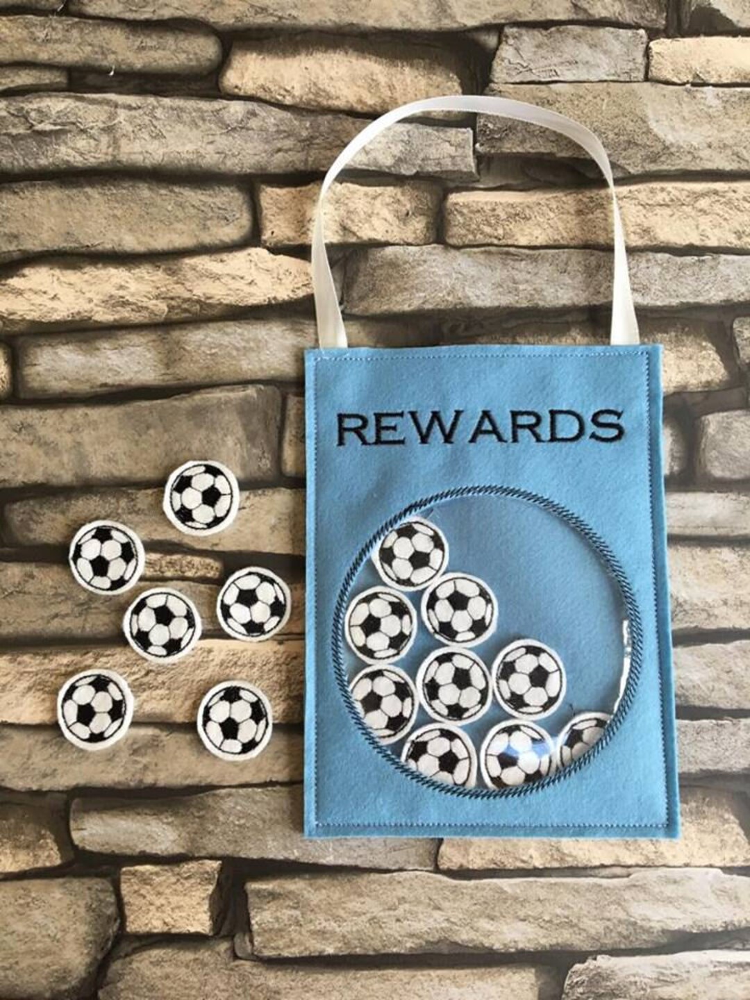 Football Reward Holder, Machine Embroidery Design, Rewards Jar, ITH, in ...