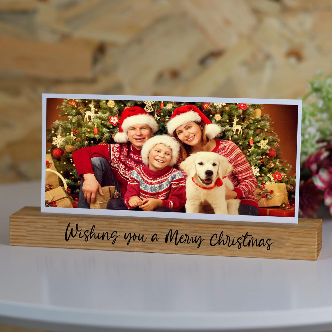 Personalised Christmas Panoramic Photo Print Holder - Etsy