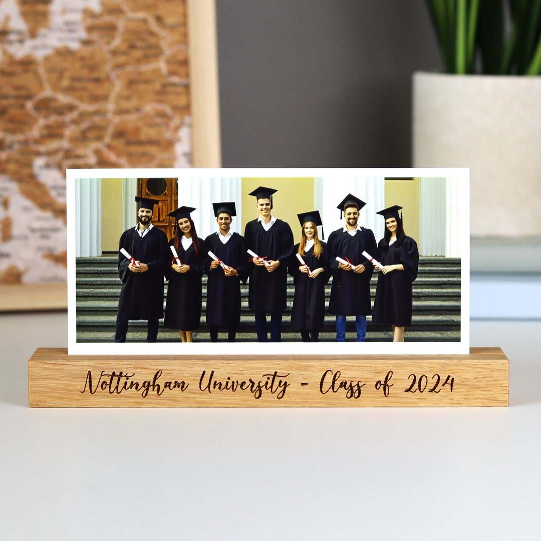 Personalised Graduation Gift Panoramic Print and Holder - Etsy