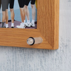 Personalised Oak Photo Frame and Medal Hanger / Gifts for Runner ...