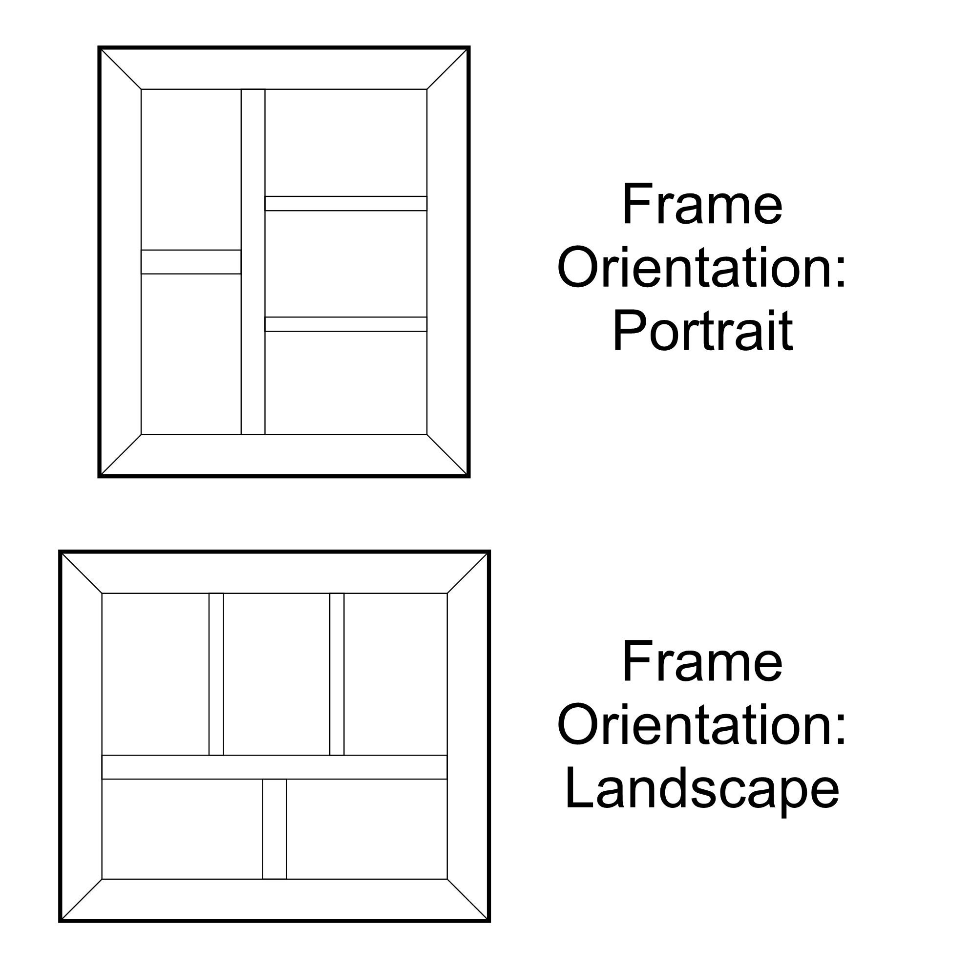 Solid Oak 5 Aperture Photo Frame / Multi Aperture | Etsy UK
