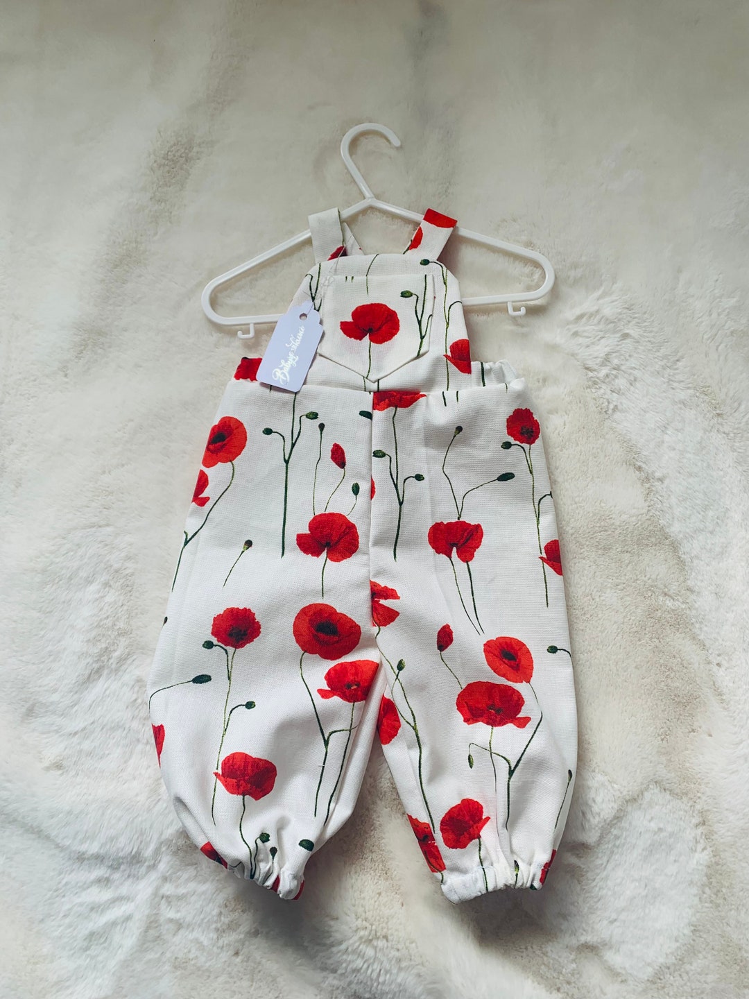 Baby Poppy Overalls, Baby Girl Dungarees, Toddler Dungarees, Baby Poppy ...
