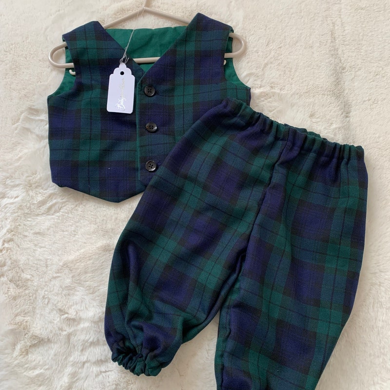 Tartan Suit Baby Boy - Etsy UK