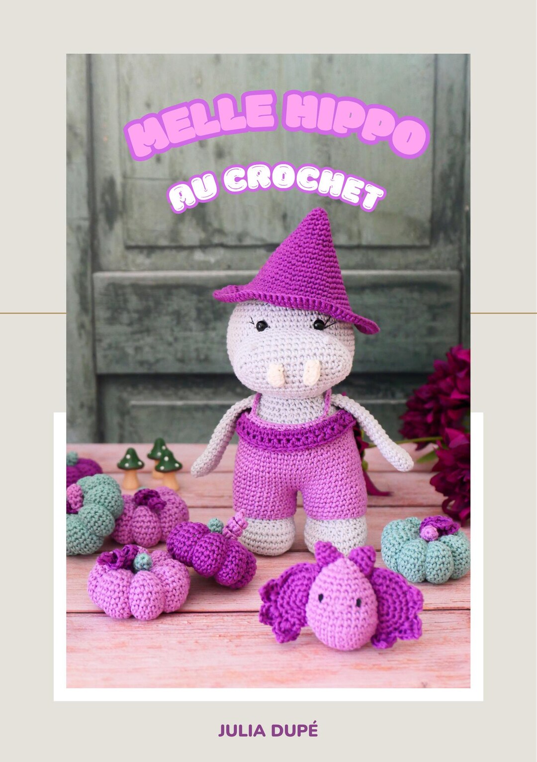 Miss Hippo Halloween | Crochet Hippopotamus Plush Tutorial - Etsy