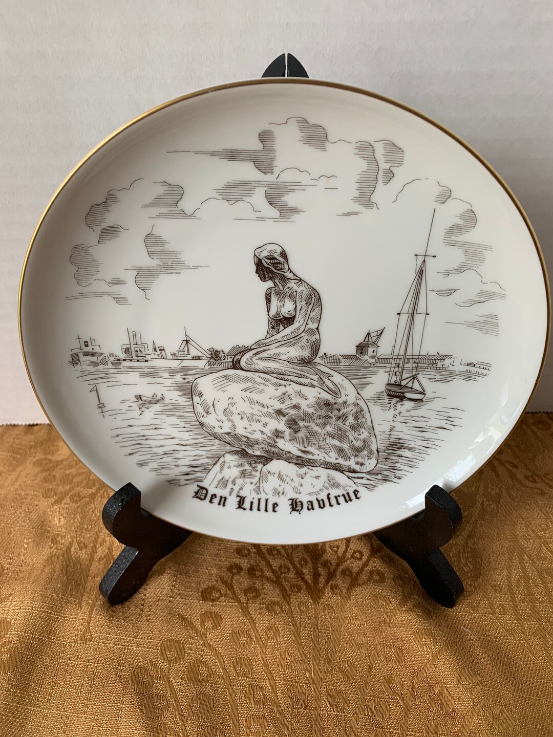 Bing & Grondahl Mermaid Plate - Etsy Österreich