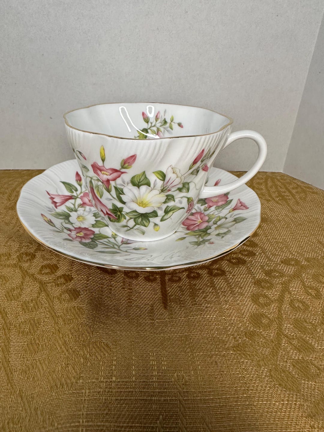 Golden Crown E & R Hedge Morning Glory Tea Cup - Etsy