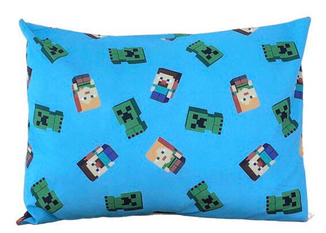 Minecraft Creeper Pillowcase Childhood Cancer Donation With Each ...